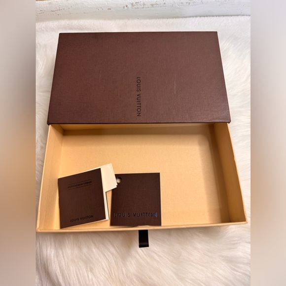 Louis Vuitton | Other | Authentic Lv Box With Care Card And Lv Card ...